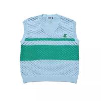 China Spring and Fall Mesh Contrast V-Neck Men&prime; S Knitted Sweater Vest for sale