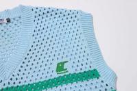China Spring and Fall Mesh Contrast V-Neck Men&prime; S Knitted Sweater Vest for sale