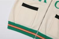 China Stand Vintage Woven Winter Clothes Custom Embroidered Logo Leather Baseball Bomber Leather Varsity Jacket for Men for sale