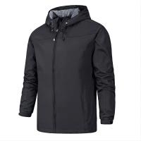 China Custom Logo Windbreaker Jacket Men Outdoor Sports Plus Size Climb Mountain Thin Waterproof Hooded Coats for sale