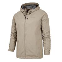 China Custom Logo Windbreaker Jacket Men Outdoor Sports Plus Size Climb Mountain Thin Waterproof Hooded Coats for sale