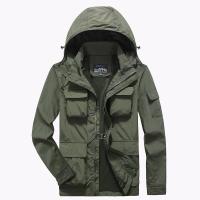 China Artificial Leather Heavy Winter Jacket Waterproof Outdoor Camo Jacket for sale