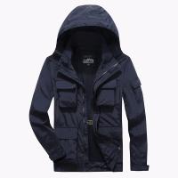 China Artificial Leather Heavy Winter Jacket Waterproof Outdoor Camo Jacket for sale