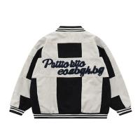 China Patchwork Varsity Corduroy Letterman Jacket S Vintage Casual Baseball Jacket for sale