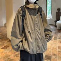 China Casual Windbreaker Fashion Street Jacket 100% Cotton For Men for sale