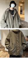 China Casual Windbreaker Fashion Street Jacket 100% Cotton For Men for sale