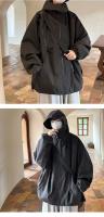 China Casual Windbreaker Fashion Street Jacket 100% Cotton For Men for sale
