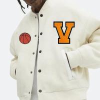 China Hot Selling Custom Cool Style Fleece Winter Baseball Bomber Leather Varsity Jackets for Men for sale