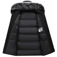China High Quality Waterproof Men&prime;s Duck Down Coats Thick Warm Hooded Black Winter Puffer Jacket Plus Size Men Down Jacket for sale