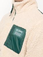 China Custom Logo Winter Teddy Jacket Streetwear Zip Up Fleece Trench Coat for sale