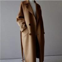 China Autumn Winter Puffer Down Coat Korean Loose Wool Coat For Ladies for sale