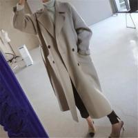 China Autumn Winter Puffer Down Coat Korean Loose Wool Coat For Ladies for sale