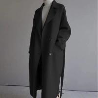 China Autumn Winter Puffer Down Coat Korean Loose Wool Coat For Ladies for sale