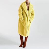 China OEM Winter Wool Fur Coats Long Genuine Anti UV Luxury Teddy Coat for sale