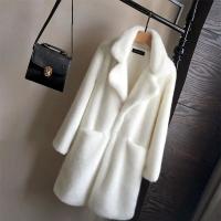 China Wholesale Custom Design Ladies Jacket Winter Fur Long Coats for Women for sale