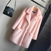 China Wholesale Custom Design Ladies Jacket Winter Fur Long Coats for Women for sale