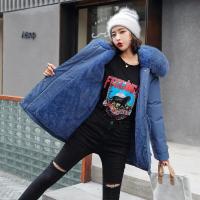 China Custom Size Long Puffer Coat Loose Form Long Hooded Parkas Winter Jacket for sale