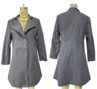 China MID Length Woolen Coats For Women Korean Version Wool Lapel Thin Winter Coat for sale