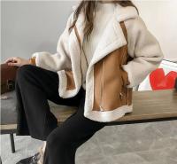 China Fashion Puffer Down Coat Winter Fleece Fur Aviator Jacket For Women for sale
