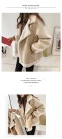 China Fashion Puffer Down Coat Winter Fleece Fur Aviator Jacket For Women for sale