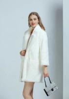 China Winter Custom Puffer Down Coat  Faux Fox Fur Coat For Ladies for sale