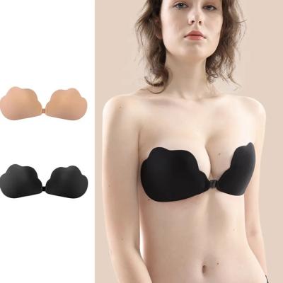 China Invisible Push up Bra Strapless Backless Corset Top Woman Sexy Nighty Invisible Silicone Fabric Sticky Bra for sale