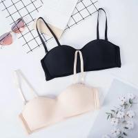 China Strapless Side Closure Hot Selling Nice Wear Seamless Mould Sexy Girl Bra with Pad for sale