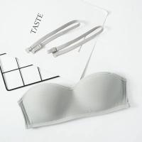 China Strapless Side Closure Hot Selling Nice Wear Seamless Mould Sexy Girl Bra with Pad for sale