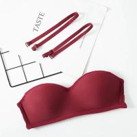 China Strapless Side Closure Hot Selling Nice Wear Seamless Mould Sexy Girl Bra with Pad for sale