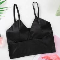 China High Quality Beauty Back French Triangle Soft Cup Silk Underwear Smooth and Comfortable Steel-Free Silk Bra for sale