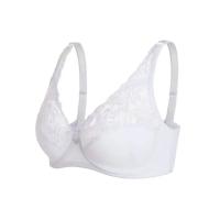 China Thin Sexy Lace Breathable Lingerie Bra Adjustable Gathered Bra Large Size Underwear for sale