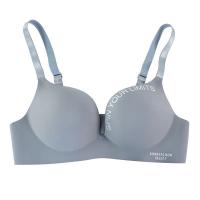 China Dropshipping Young Girl Bralette a B Small Cup Women Letter Brand Seamless Gather Bras Push up Bra for sale