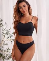 China Knit Bra Short Crop Beauty Back Seamless Removable Padded Chest Tube Tank Top Camisoles Wire Free Bra for sale