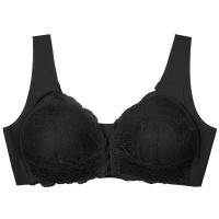 China Wholesales Front Buckle Closure Seamless Bra Women Push up Padded Underwire Bra for Female Girls for sale