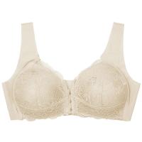 China Wholesales Front Buckle Closure Seamless Bra Women Push up Padded Underwire Bra for Female Girls for sale