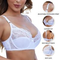 China Woman Bras Push up Lace Bra Full Coverage Cups Big Size Bra Breast Push up Thin Underwear for sale