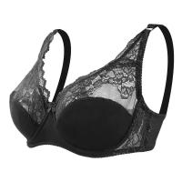 China Woman Bras Push up Lace Bra Full Coverage Cups Big Size Bra Breast Push up Thin Underwear for sale