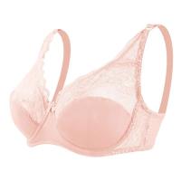 China Woman Bras Push up Lace Bra Full Coverage Cups Big Size Bra Breast Push up Thin Underwear for sale