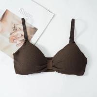 China Women Wholesale Bralette Ladies Deep V Sexy Girl Cotton Comfortable Pad Seamless Bra for sale