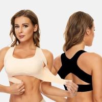 China Bras for Women Beauty Back Bra Front Buckle Push up Adjustable Wireless Underwear Bralette Padded Sports Top Bra for sale