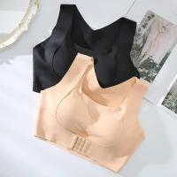 China Bras for Women Beauty Back Bra Front Buckle Push up Adjustable Wireless Underwear Bralette Padded Sports Top Bra for sale