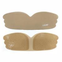 China Hot Sexy Female Push up Strapless One Piece Self Non-Woven Silicone Adhesive Invisible Bra for sale