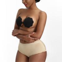 China Women Sexy Strapless Bra Breathable Backless Push up Invisible Self Adhesive Silicone Bra for sale