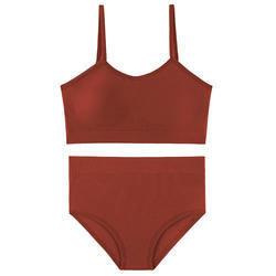 China Comfortable Bra Set Wire Free Girls Underwear Seamless Sporty Bra Brief Sets for Women for sale