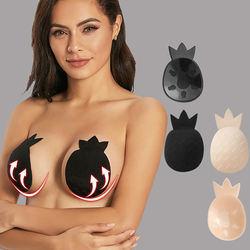 China OEM Cotton Women Underwear Knitted Front Closure Invisible Push Up Bra for sale