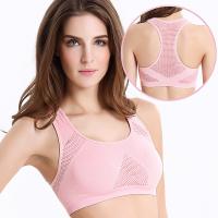 China High Impact Cotton Women Underwear Racerback Wire Free Gym Yoga Bra for sale