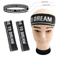 China New wholesale elastic custom color logo and width workout elastic bands for sale