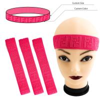 China New wholesale elastic custom color logo and width pink elastic exercise band for sale