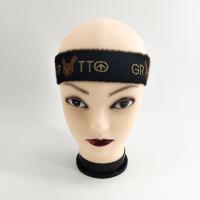 China wholesale elastic custom color logo and width sport headband reversible for sale