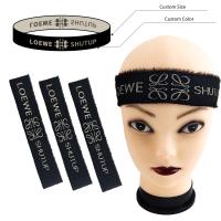 China wholesale elastic custom color logo and width sport headband silicomr for sale